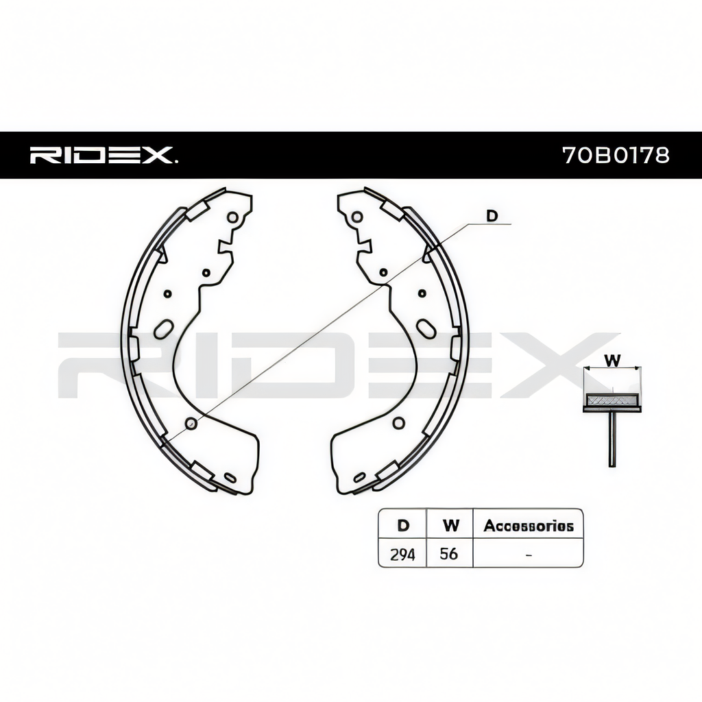 Ford Ranger Brake Shoe Set - Trusted German Car Parts Manufacturer ...